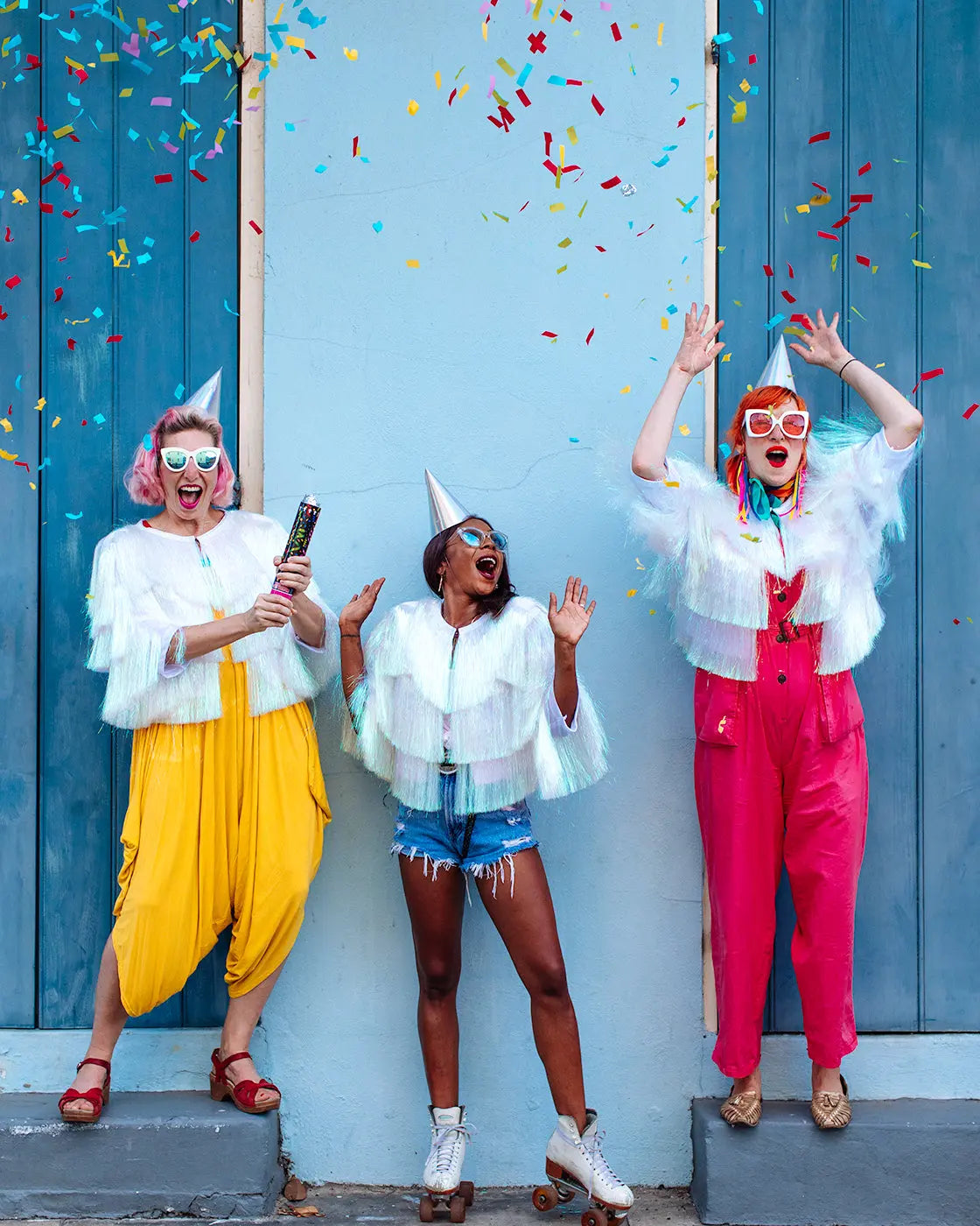 Iridescent Totally Tinsel Jacket | Fringe+Co – fringe co